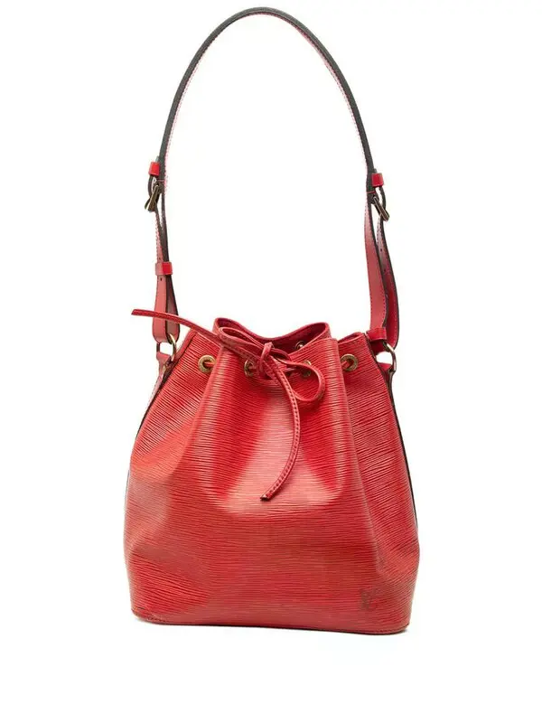 LOUIS VUITTON Epi Leather Petit Noe Bucket Bag