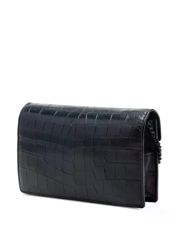 Saint Laurent Monogram Envelope Chain Wallet Crossbody Bag