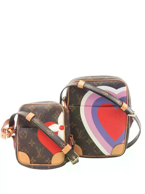 LOUIS VUITTON Monogram Game On Paname Set Crossbody Bag - Brown