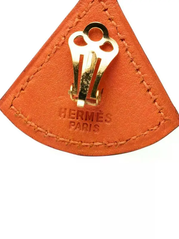 Hermès Triangle" Clip-on Earrings