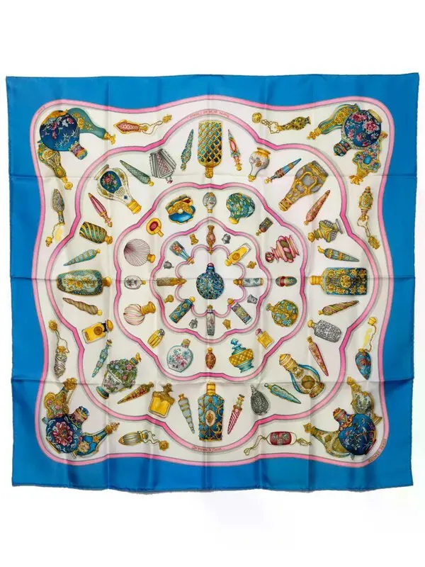 Hermès 2000-2025 Qu Importe Le Flacon Silk Scarf 90 Scarves