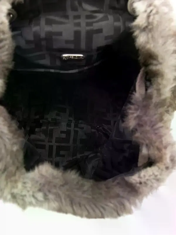 Fendi Mink Fur Tie Dye Print Backpack