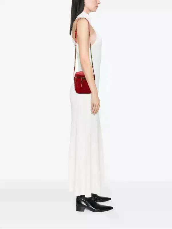 Saint Laurent 2021 Grain De Poudre Quilted Vanity Bag