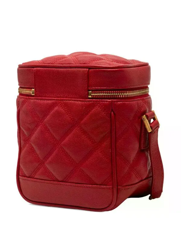 Saint Laurent 2021 Grain De Poudre Quilted Vanity Bag