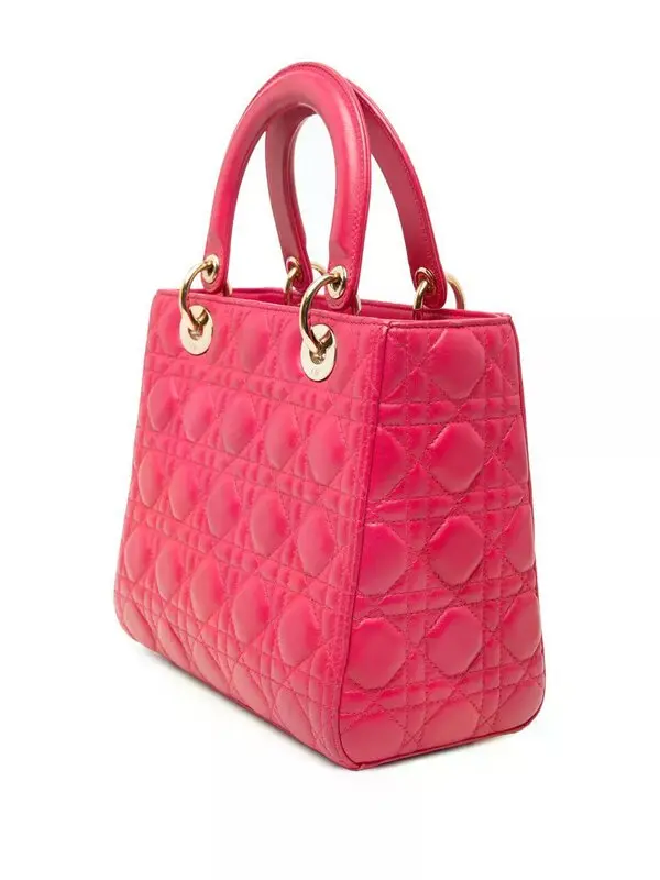 Dior Lambskin Cannage Lady Satchel