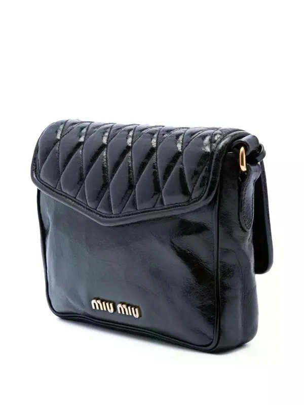 Miu Miu Vitello Shine Trapu Crossbody Bag