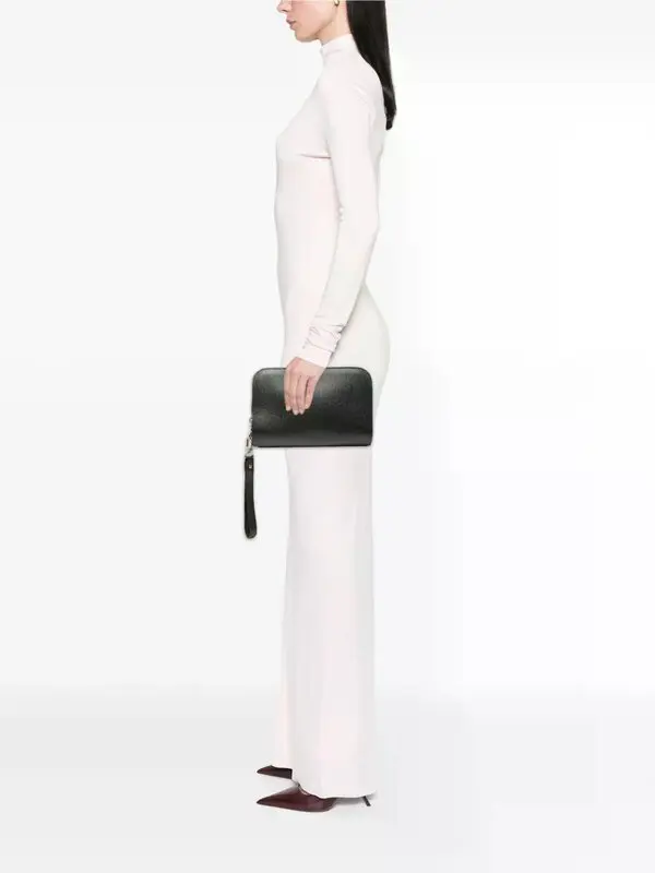LOUIS VUITTON Taiga Leather Baikal Clutch Bag - Black