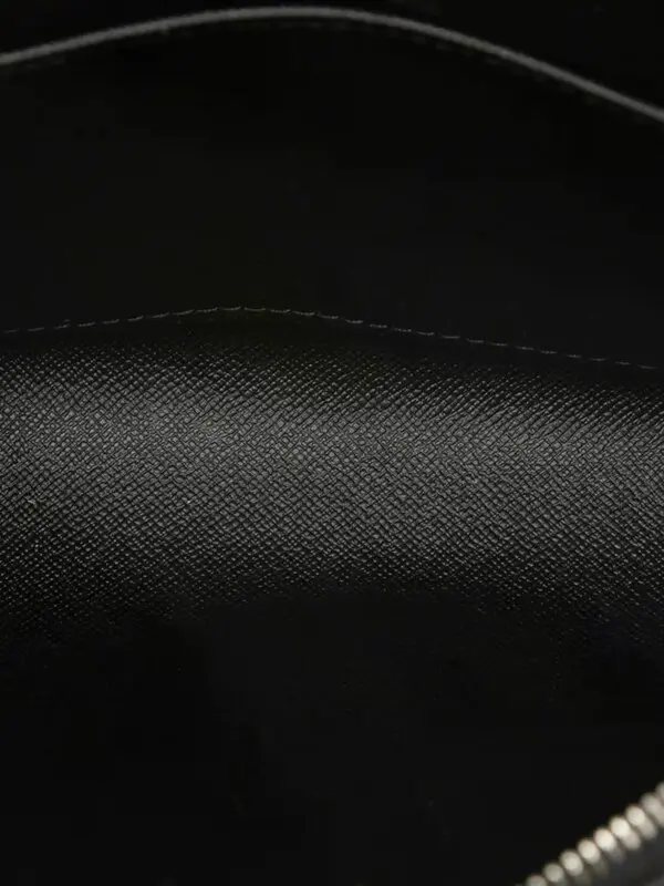 LOUIS VUITTON Taiga Leather Baikal Clutch Bag - Black