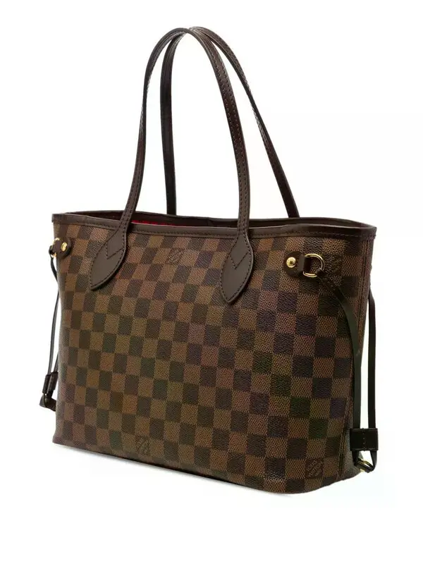 LOUIS VUITTON Damier Ebene Neverfull Pm Tote Bag