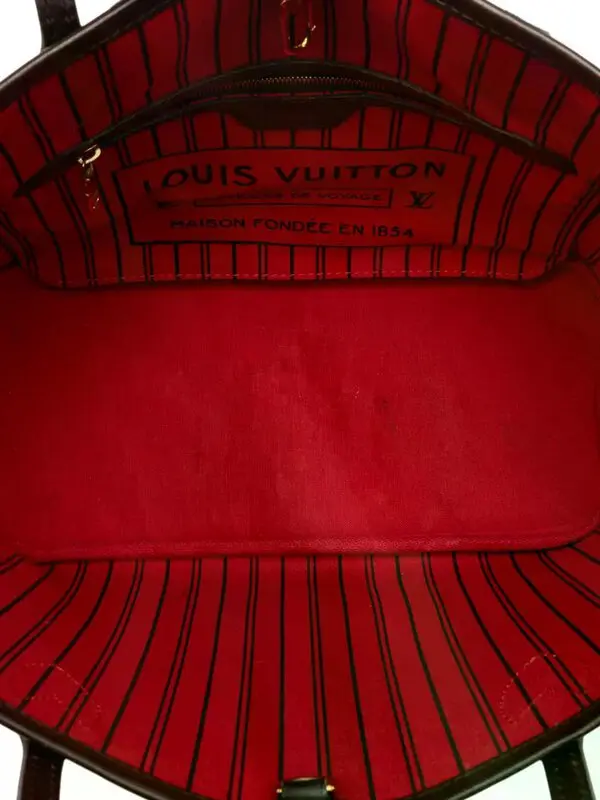 LOUIS VUITTON Damier Ebene Neverfull Pm Tote Bag
