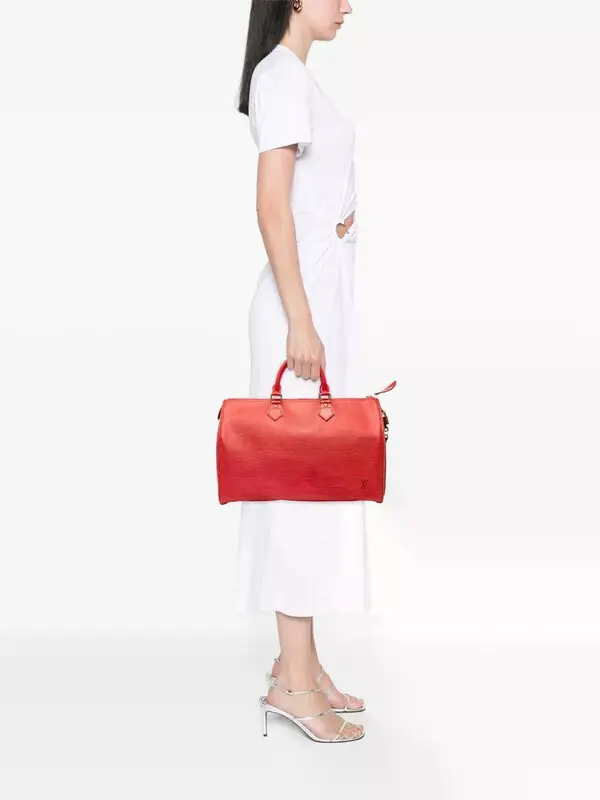 LOUIS VUITTON Epi Speedy 35 Boston Bag