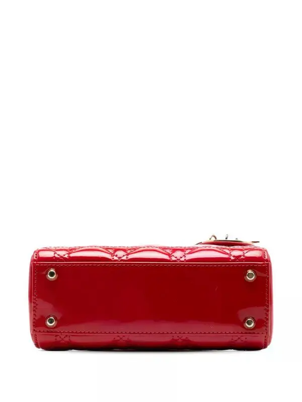 Dior Mini Lady Satchel - Red