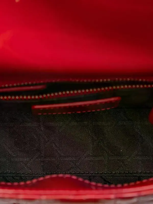 Dior Mini Lady Satchel - Red