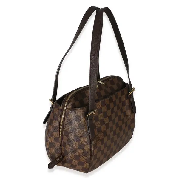 LOUIS VUITTON Damier Ebene Canvas Belem Mm - Brown