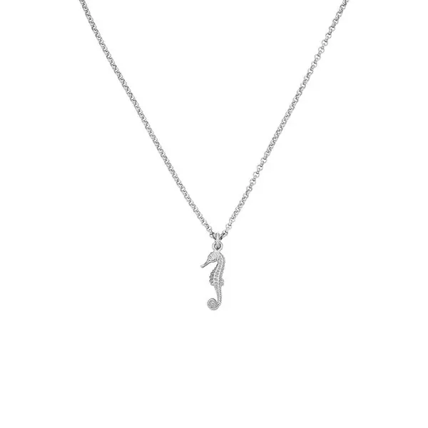 ZOË & MORGAN Sterling Seahorse Pendant Necklace - Silver