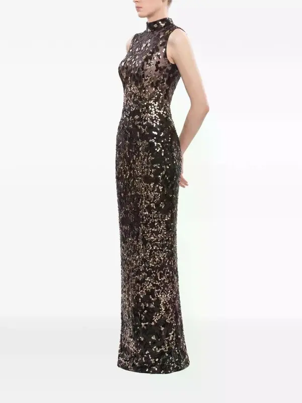 SAIID KOBEISY Embellished Sleeveless Maxi Dress