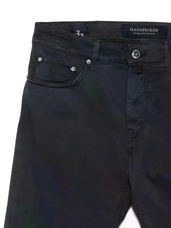 HANDPICKED Ravello Logo-patch Jeans