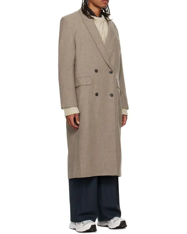 LOW CLASSIC Long Sleeve Double-breasted Coat