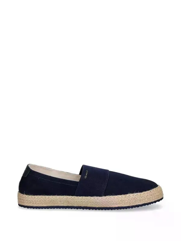 Gant Raffiaville Braided-sole Espadrilles - Blue