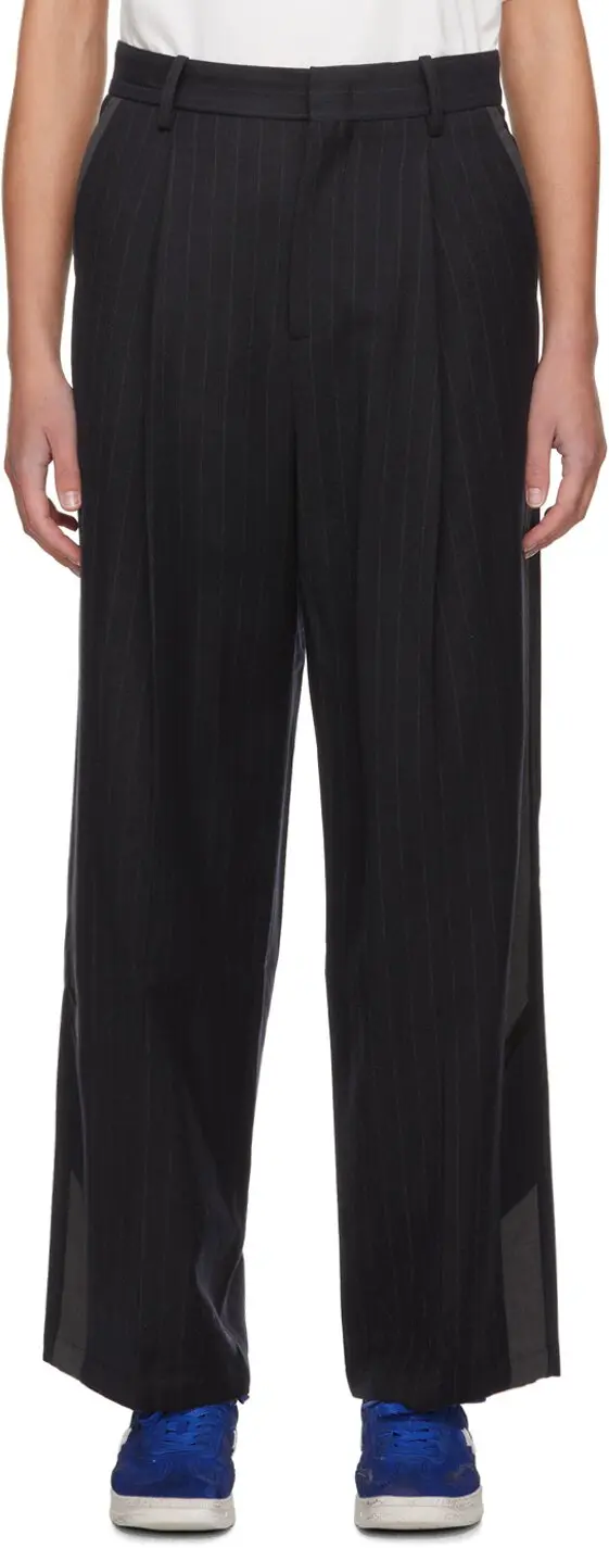 ADER ERROR Striped Belt-loop Casual Pants