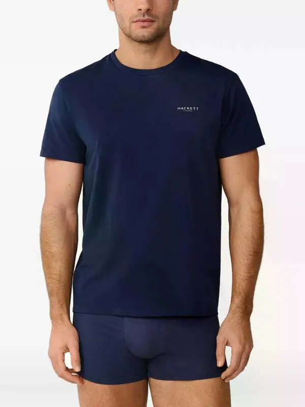 HACKETT LONDON Logo-print Jersey T-shirt