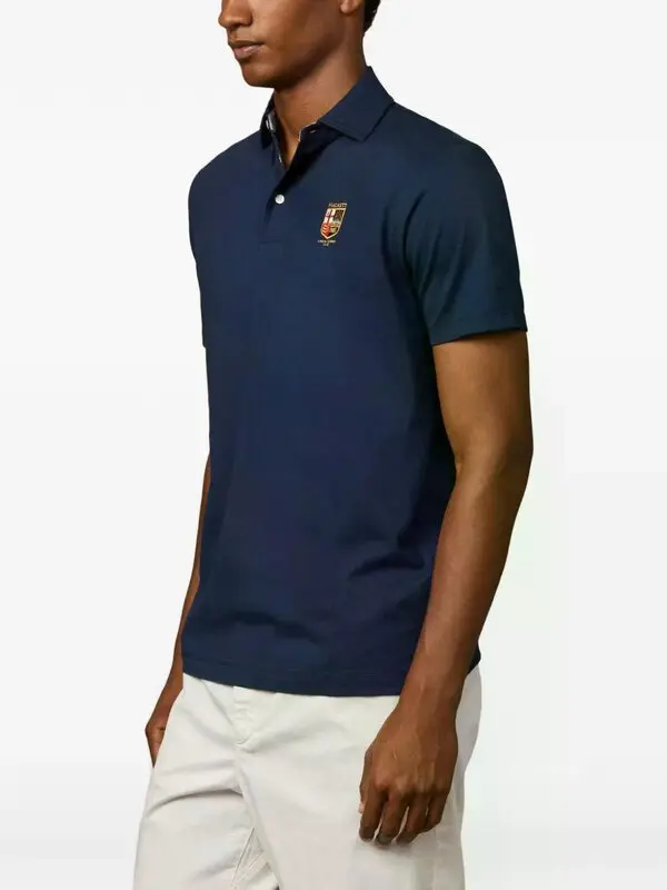 HACKETT LONDON Logo-embroidered Polo Shirt