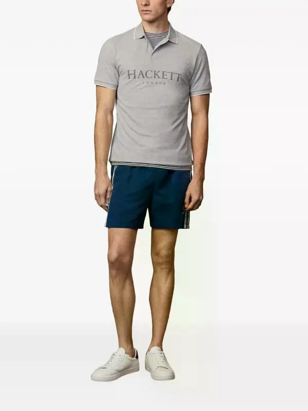HACKETT LONDON Logo-print Pique Polo Shirt
