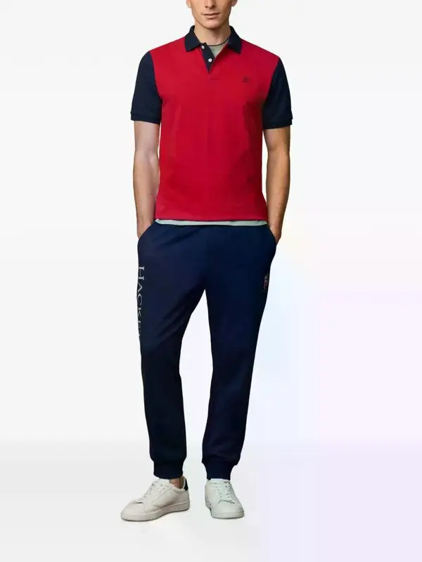 HACKETT LONDON Heritage H Colour-block Polo Shirt