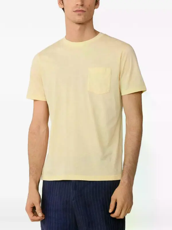 HACKETT LONDON Garment-dyed Pocket T-shirt