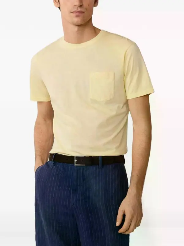 HACKETT LONDON Garment-dyed Pocket T-shirt