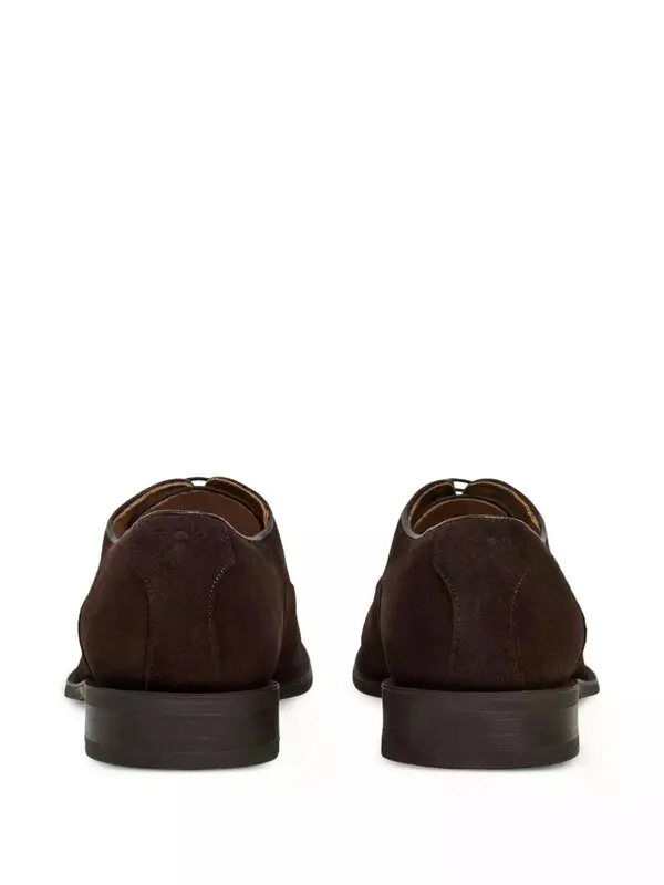 HACKETT LONDON Suede Toe-cap Oxford Shoes