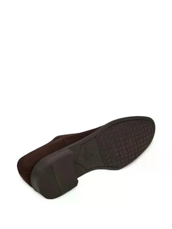 HACKETT LONDON Suede Toe-cap Oxford Shoes