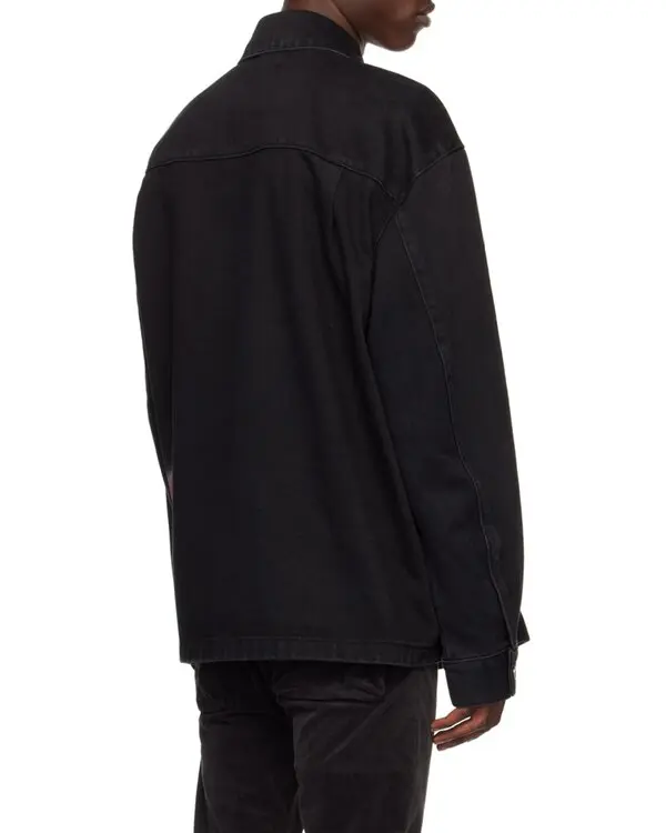 We11Done Logo Denim Shirt