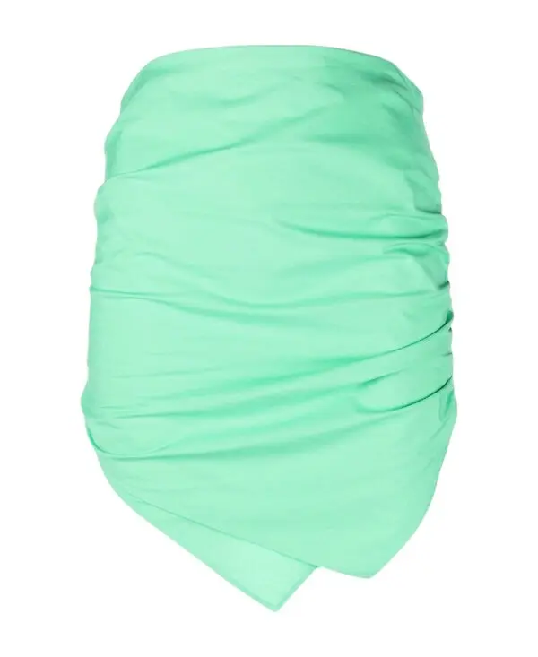 Attico Gathered Detail Mini Skirt