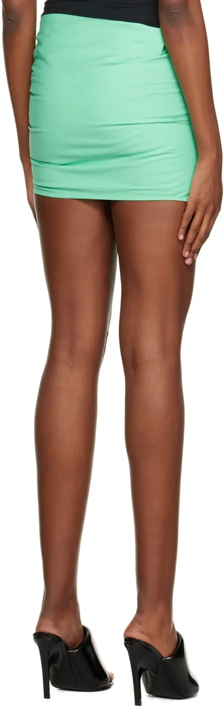 Attico Gathered Detail Mini Skirt
