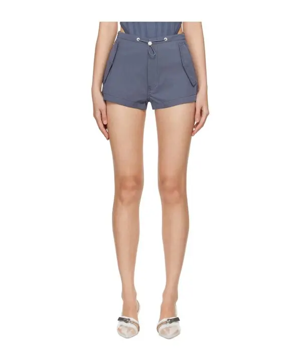 DION LEE Parachute Mini Shorts - Nude