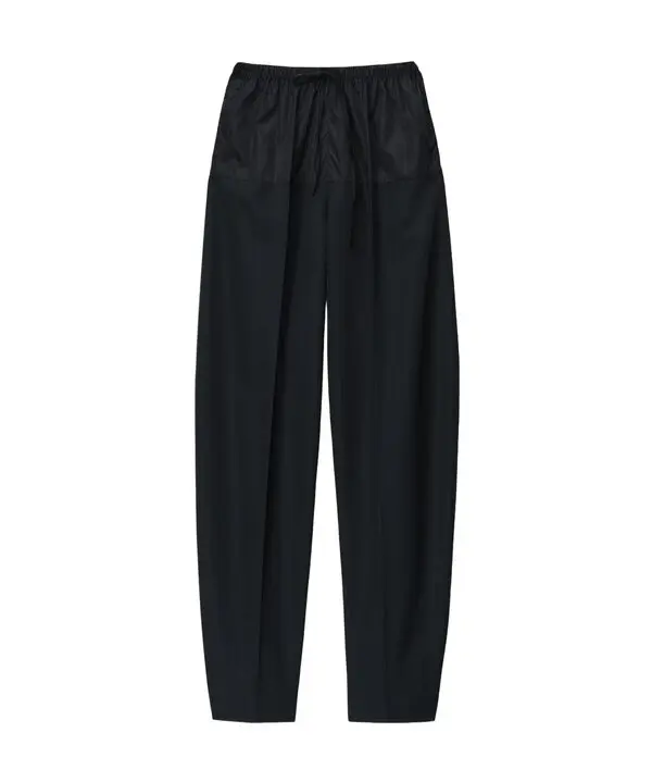 Alexander Wang Drawstring Nylon Trousers - Black
