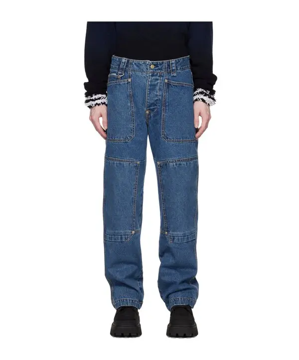 Eytys Straight-leg Paneled Jeans