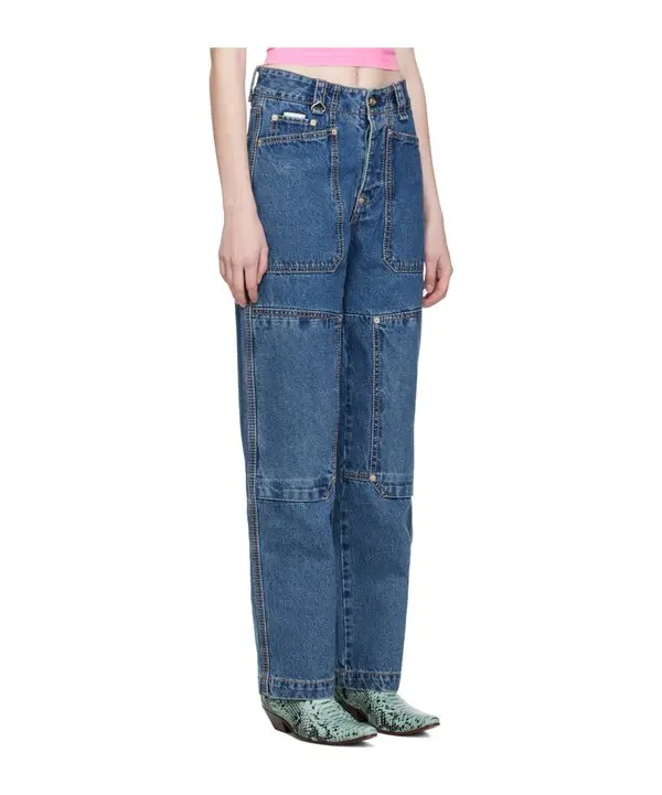 Eytys Straight-leg Paneled Jeans