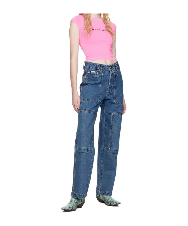 Eytys Straight-leg Paneled Jeans