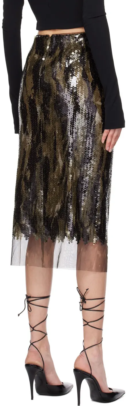 DION LEE Horizontal Mid-length Skirt