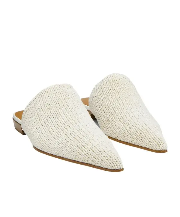 Alexander McQueen Woven Mules
