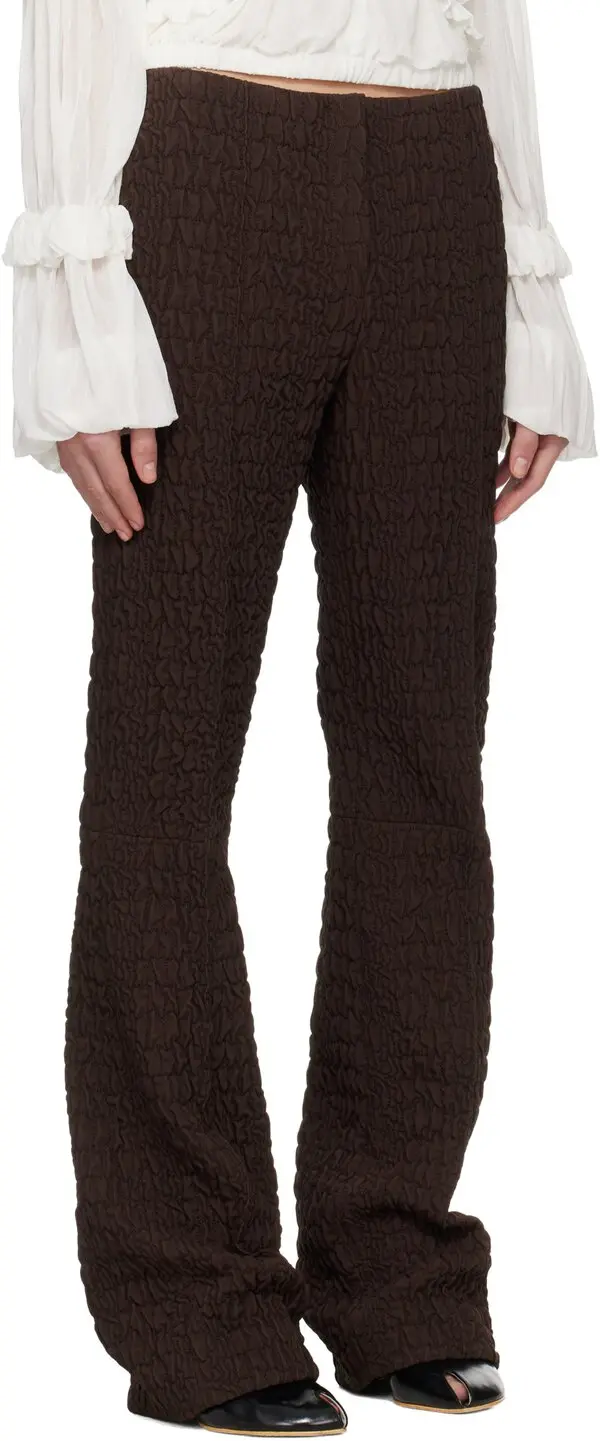 Tory Burch Slim Wool And Silk Pants