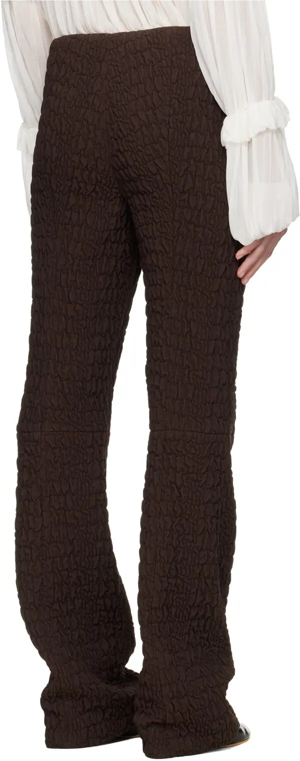 Tory Burch Slim Wool And Silk Pants