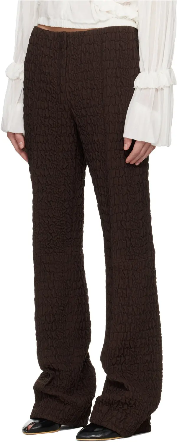 Tory Burch Slim Wool And Silk Pants