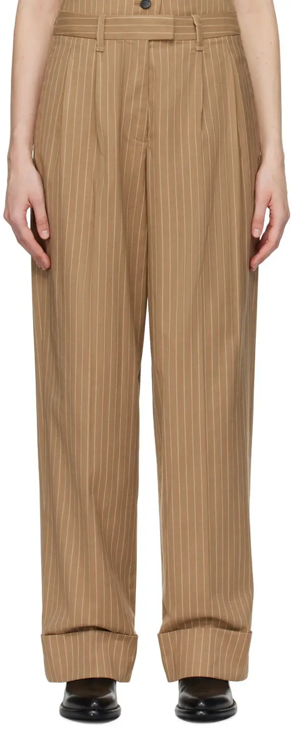 RAG  BONE Rag & Bone Marianne Pinstriped Trousers