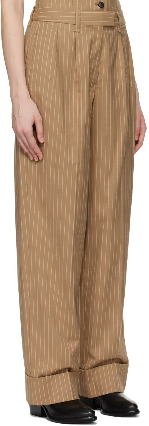 RAG  BONE Rag & Bone Marianne Pinstriped Trousers