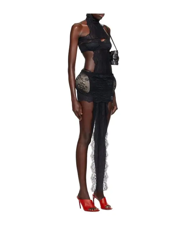 JEAN PAUL GAULTIER X Shayne Oliver Backless Lace Dress