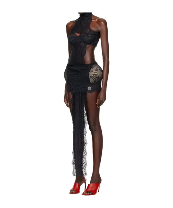 JEAN PAUL GAULTIER X Shayne Oliver Backless Lace Dress