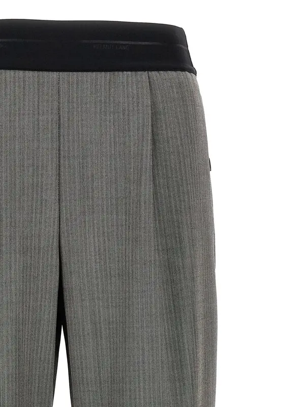 Helmut Lang Logo Band Pull-on Suit Pants